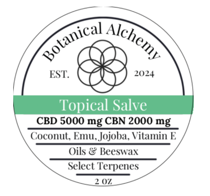 CBD Topical Salve 8000mg - Botanical Alchemy Nutraceuticals